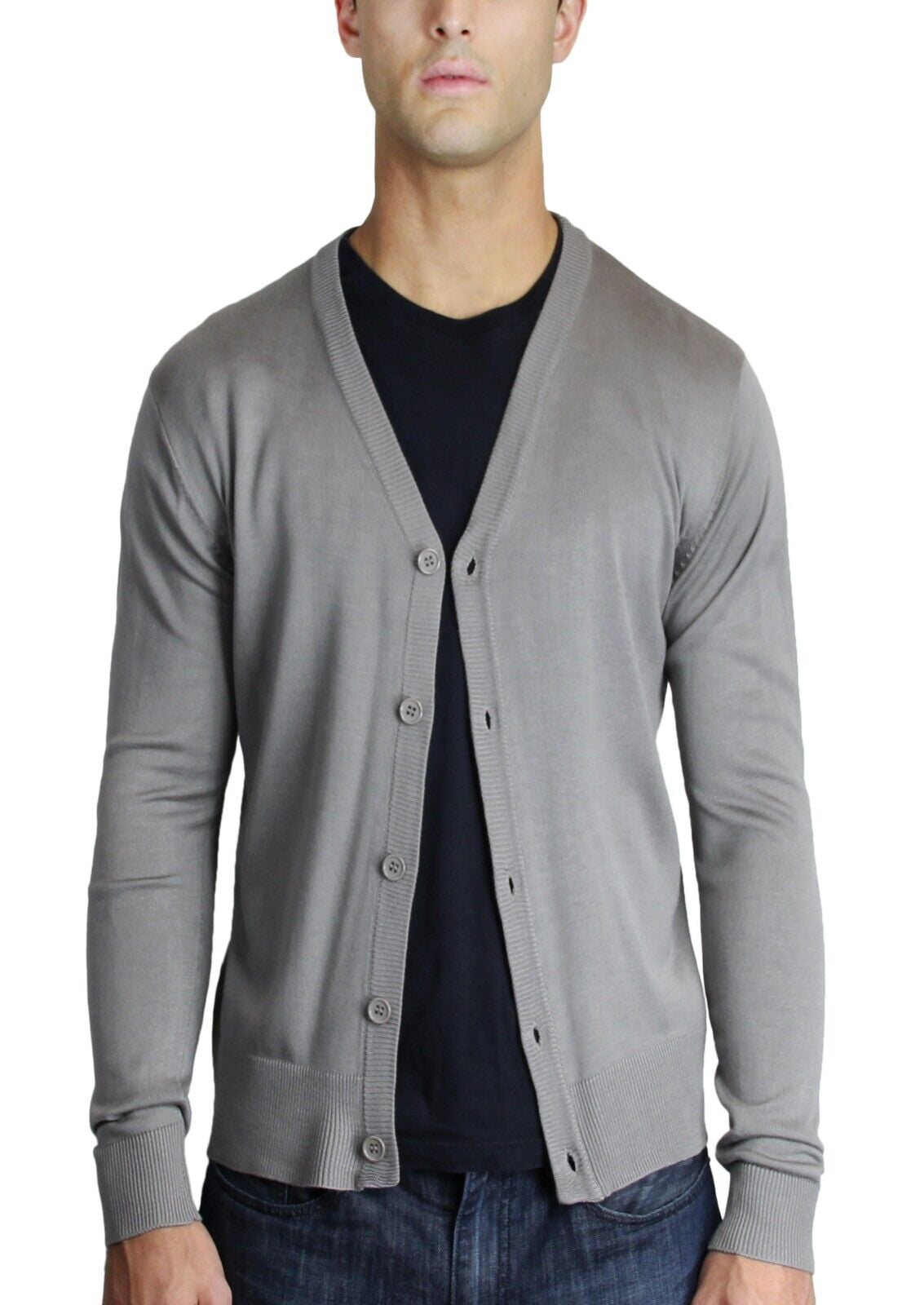 Blue Ocean Mens Cardigan Sweater (sw-249) - Walmart.com