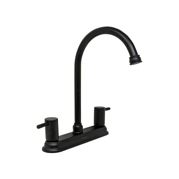 Mezcladora Fregadero Cocina Tarja Negro Mate 20cm Moderna SOLVEX ...