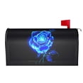 PHELIKA Blue Rose 02 Magnetic Mailbox Covers Post Letter Box Cover ...