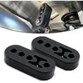 AUTOXBERT 2Pcs Exhaust Hangers 4 Holes Rubber Vehicle Muffler Hanger ...