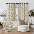 Baseballs and Bats Light Beige Pattern Blackout Curtains,Triple Weaved ...