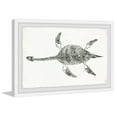 Marmont Hill Elasmosaurus Skeleton Framed Wall Art, 24.00" x 1.50 ...