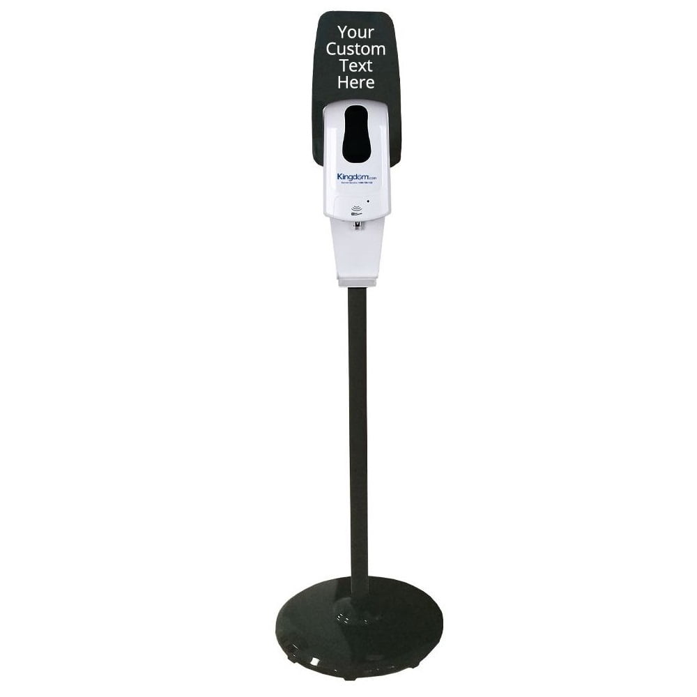 Kingdom Customized Black Elite Touchless Hand Sanitizer Dispenser ...