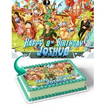 One Piece Monkey D. Luffy King of Pirates Manga Anime Edible Cake Image ...