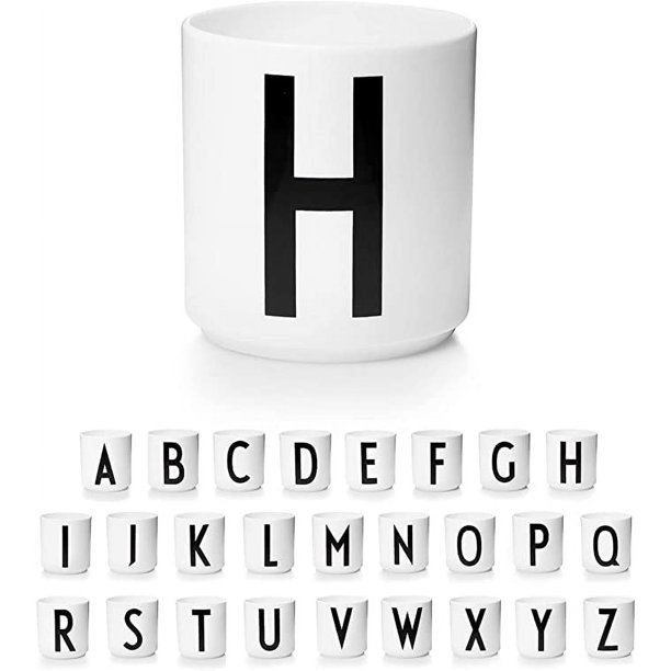 Letter coffee cup / letter Mug simple style（Letter H） - Walmart.ca