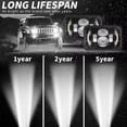 4x6" For Kenworth Peterbilt LED Headlights 357 379 378 Hi/Lo Seal Beam ...