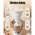 Flour Funnel for Kitchen Aid Mixer, KSM150 4.5-5 Quart Tilt- Stand ...