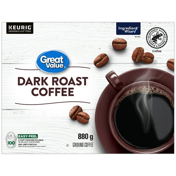 Great Value Dark Roast Coffee, 880 g - Walmart.ca