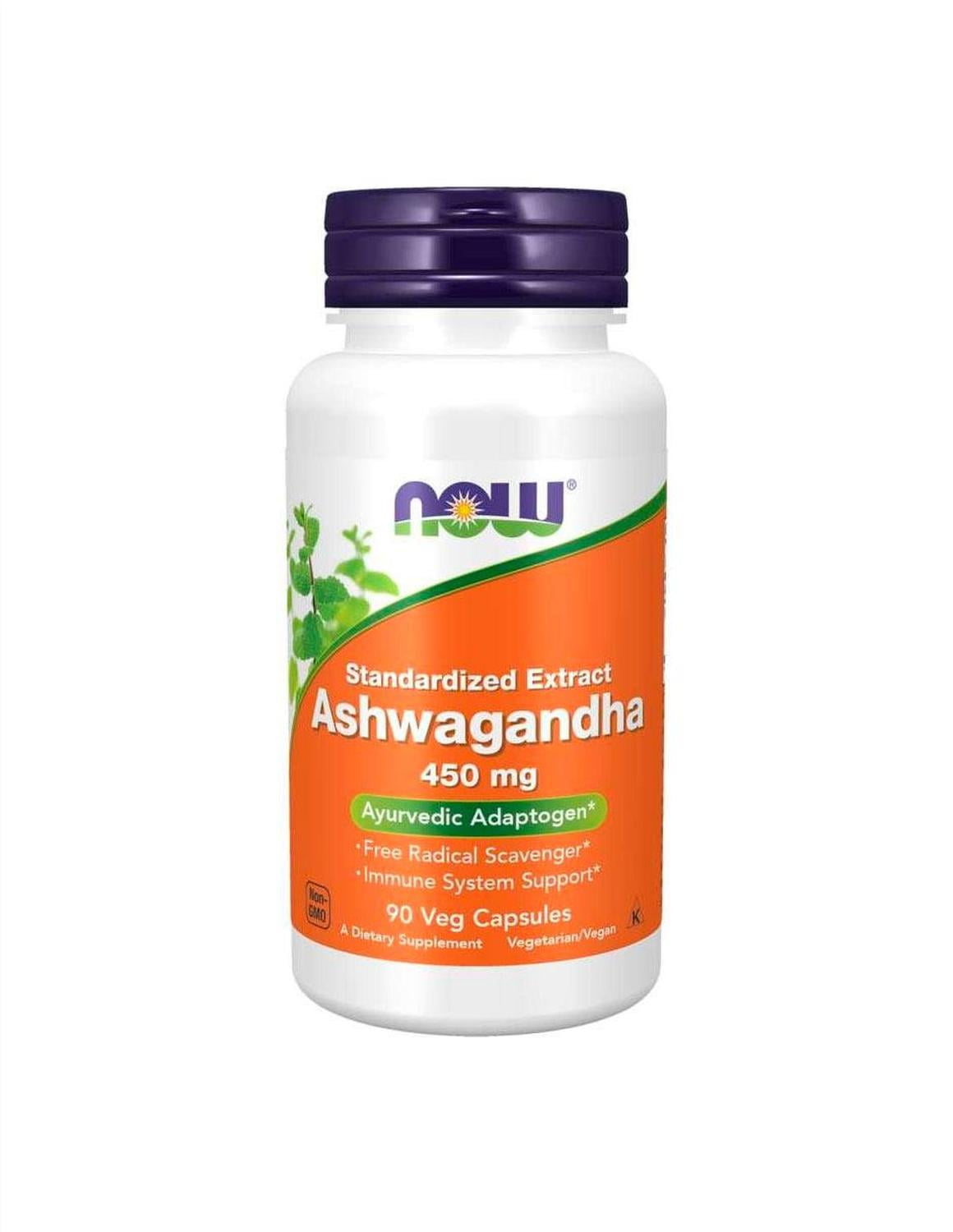 Vitaminas NOW Ashwagandha 450mg. blanco | Walmart en línea