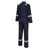 Portwest C814 Iona Lightweight Reflective Cotton Coverall Navy, X-Large ...