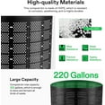 VIVOSUN 220 Gallon Expandable Compost Bin, Large Capacity, Easy Setup ...