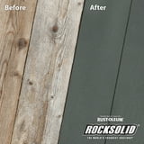 Pewter, Rust-Oleum RockSolid 6X Exterior Wood Deck Coat-319651T, Gallon ...