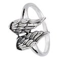 Viking Valkyrie Ring Womens 925 Sterling Silver Norse Warrior Angel ...