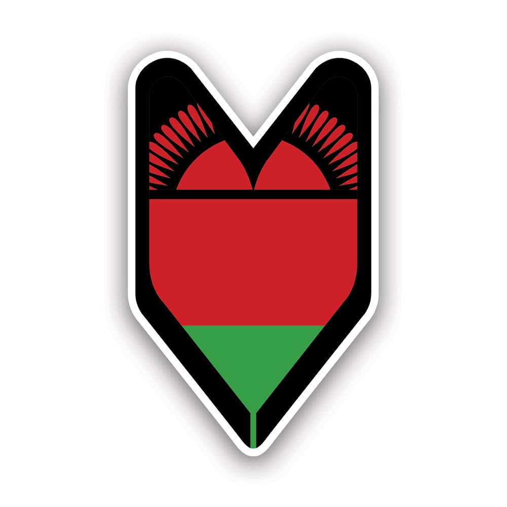 Malawian Driver Badge Sticker Decal - Self Adhesive Vinyl ...