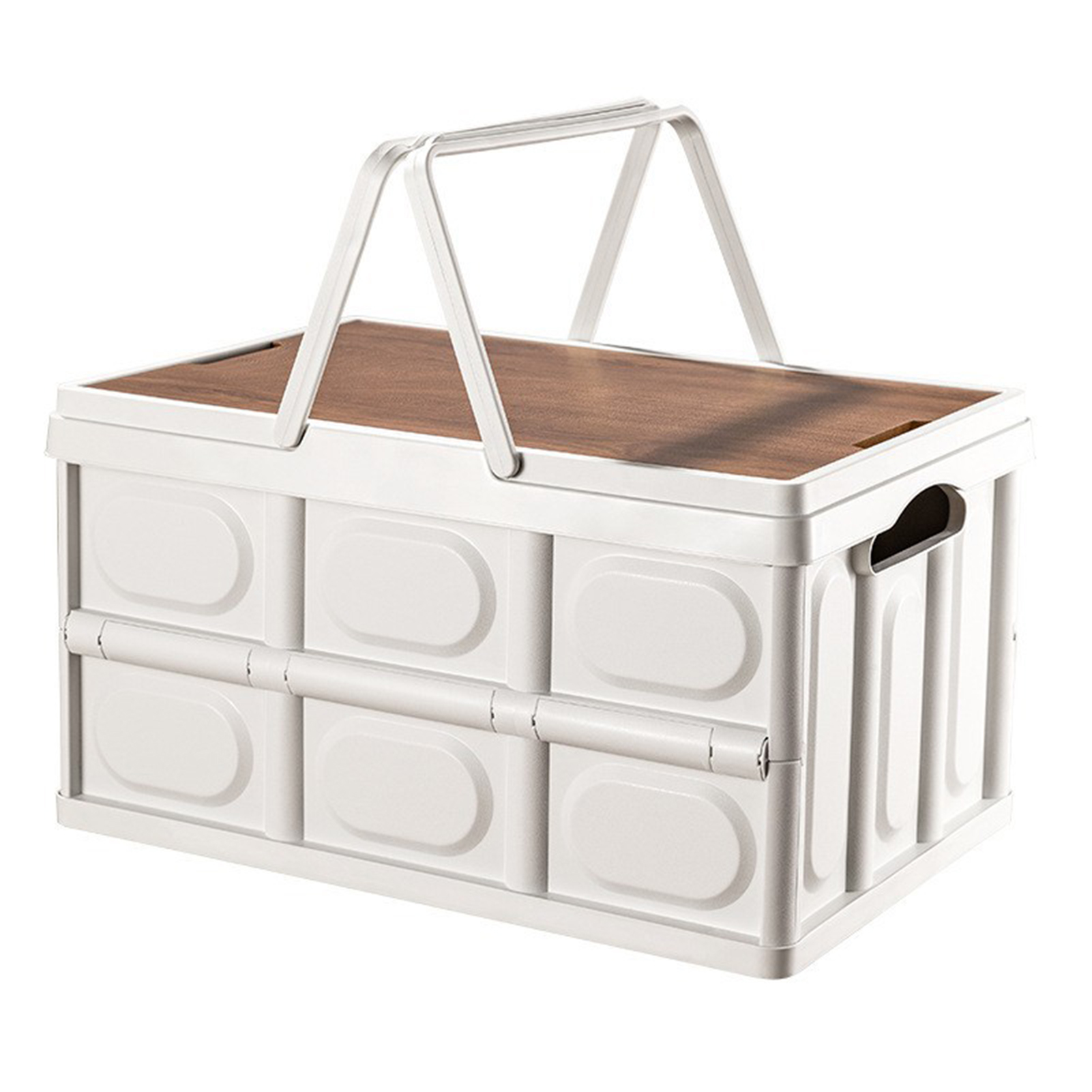 Storage Box - Handle Design, Foldable, Large Capacity, Keep Tidy, Space ...