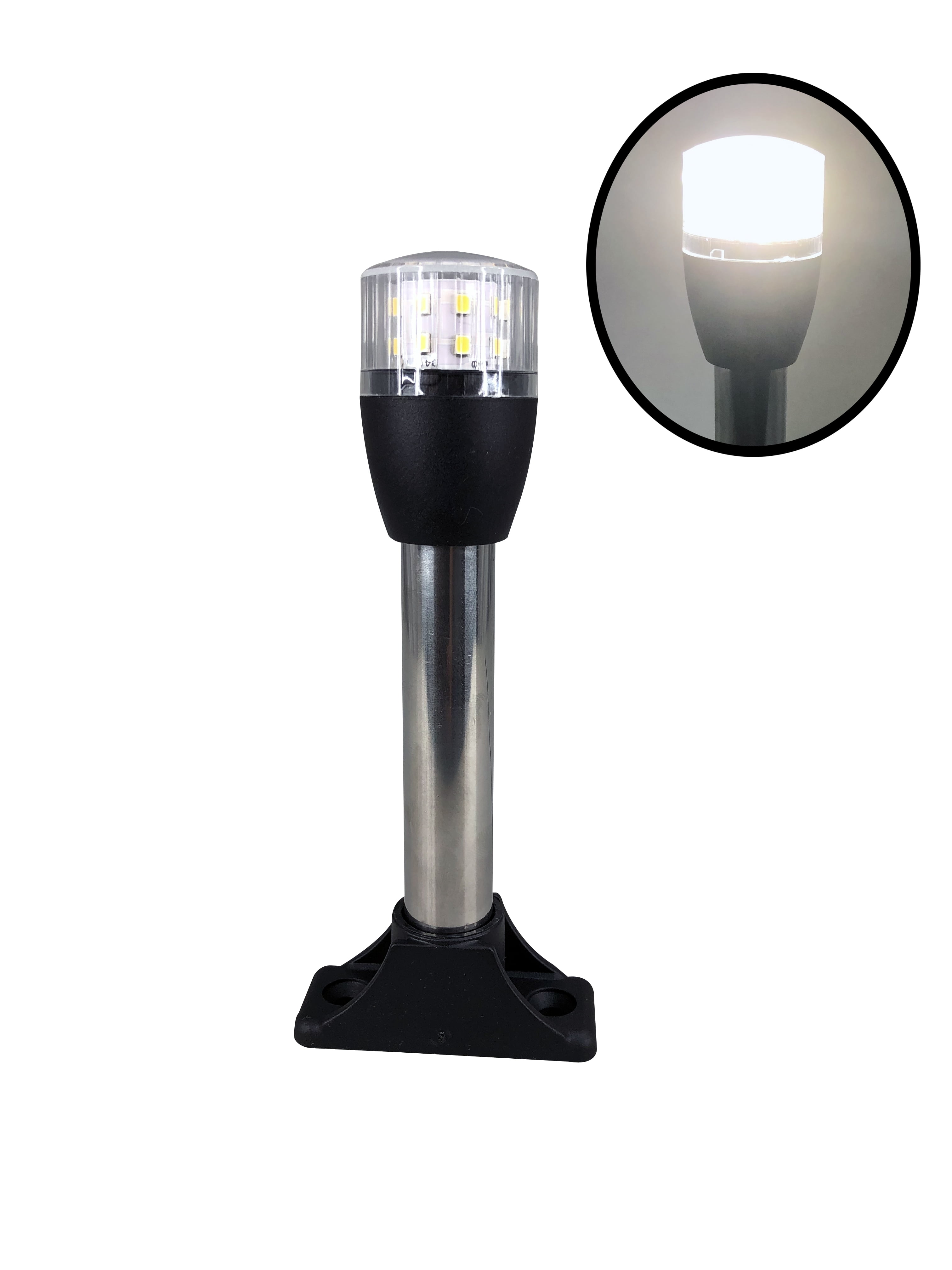 Pactrade Marine All Round Pole Light LED Navigation Light - Walmart.com