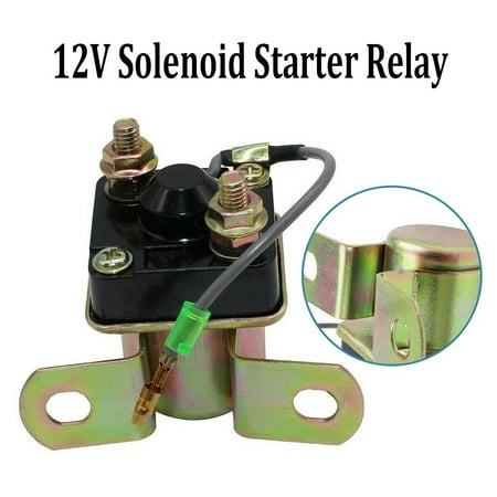 Greenne 12V/24V Solonoid Solenoid Starter Relay High Cranking Power Mental Starter Relay ...