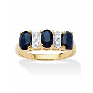 14kt Rose Gold Plated Genuine Diamond Accent Stackable Ring - Walmart.com