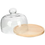 COSMOBETTY Dessert Dome Wood Square For Bakery Tool 1 Set 7.86x7.86x7 ...