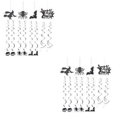 Swirl Hanging Decorations, 26 in, Red, 8ct - Walmart.com