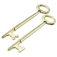 Haofy 50 Pieces Extra Large Antique Bronze Finish Skeleton Keys Antique ...