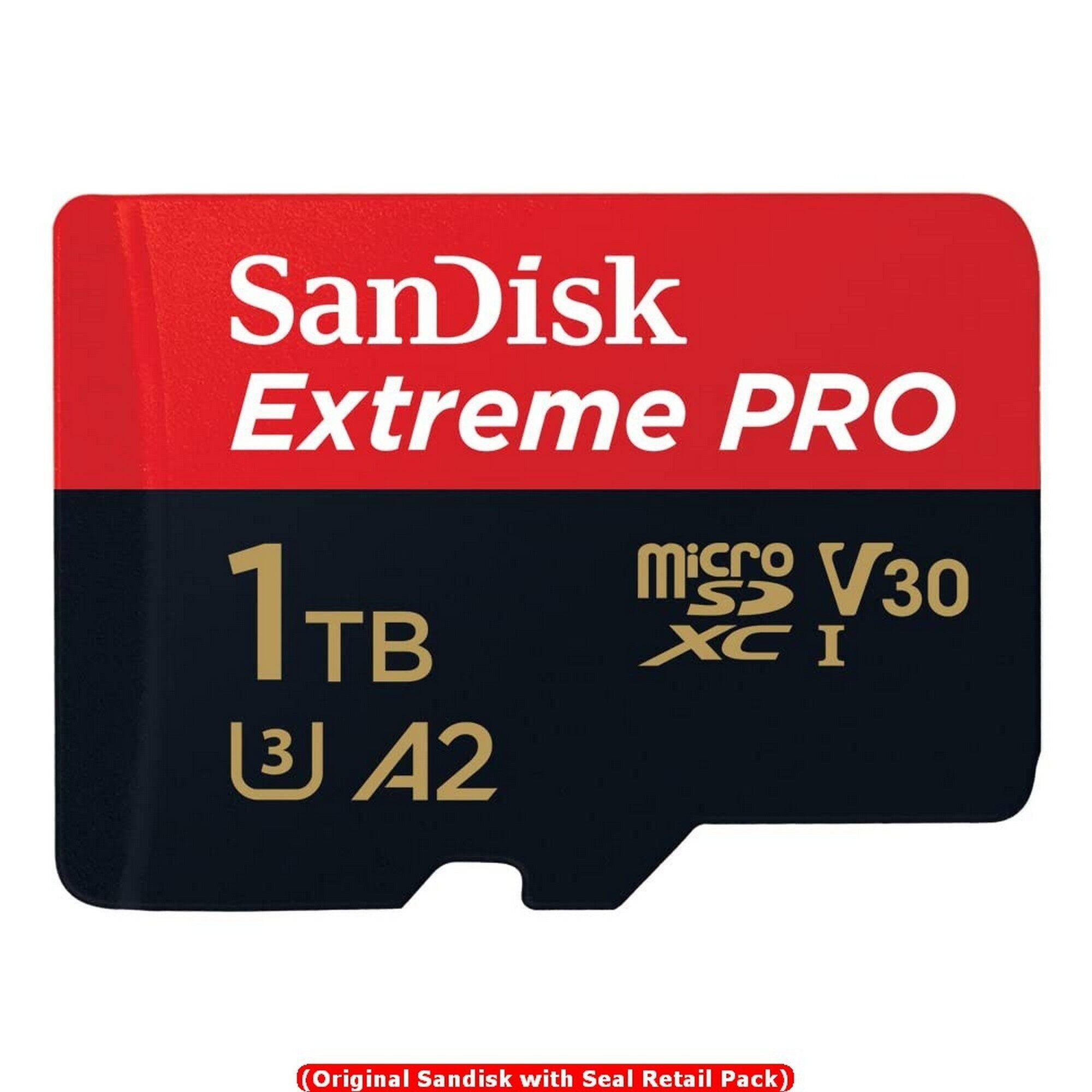Cartão de Memória SanDisk 1 TB Extreme ProXC C10 200 MB/s | Bodega ...