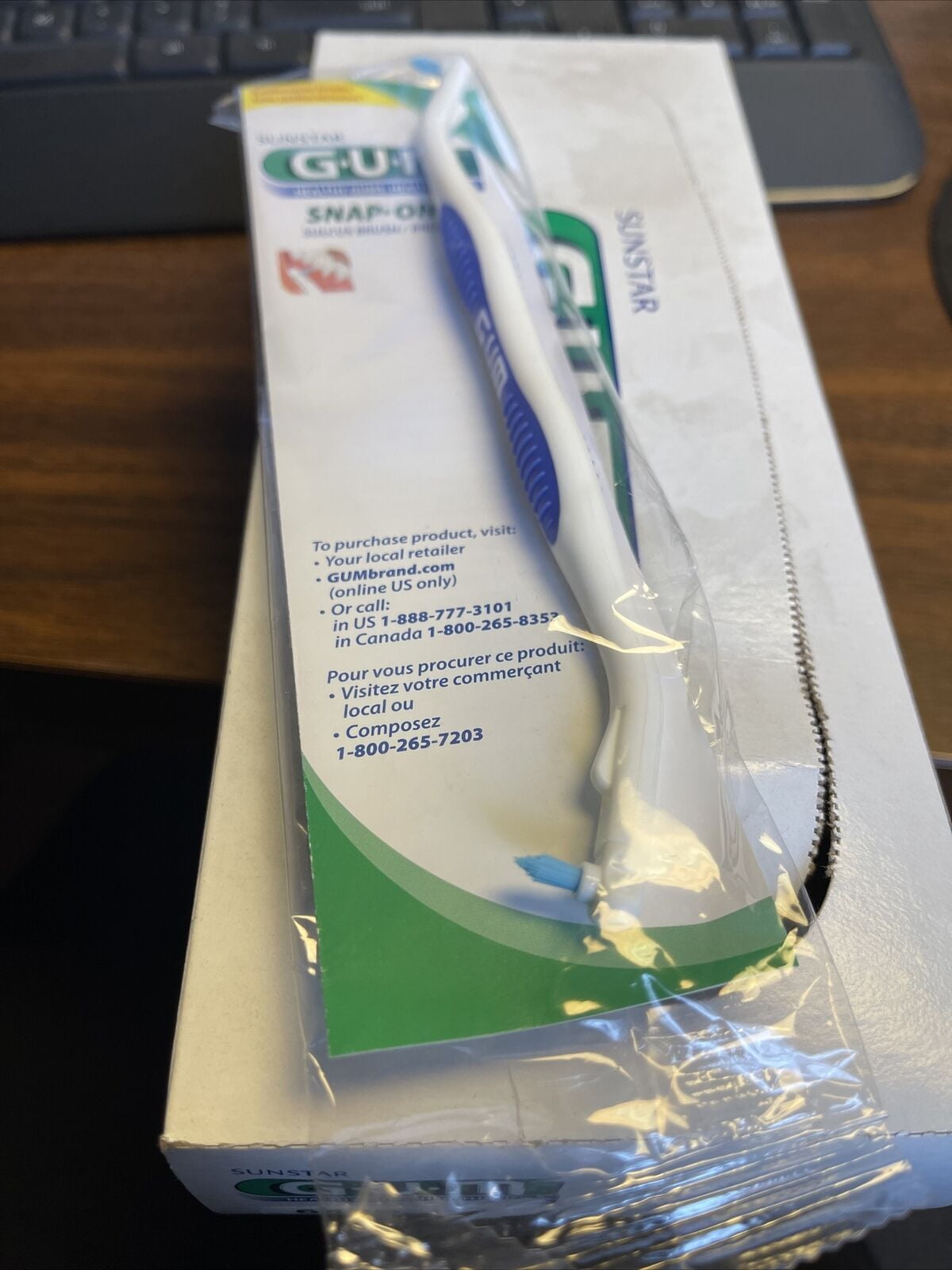 NEW SUNSTAR GUM SINGLE TUFT DUAL END SNAP-ONS SULCUS BRUSH 642P (12 ...