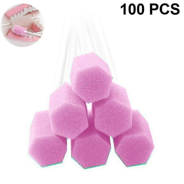100 Oral Care Sticks - Tooth Cleaning Mouth Dental Sponge - Walmart.ca