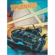 Amscan Batman Thank You Note Greeting Cards, Multicolor, 1 Pack ...