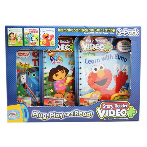 Story Reader Video + Three Pack Interactive Storybook and Cartridges ...