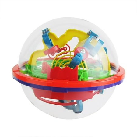 100 Barriers 3d Magic Intellect Ball Balance Maze Puzzle Toy | Walmart ...