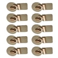 10Pcs Leather Toggles Button Leather Sew On Toggles Closures For ...