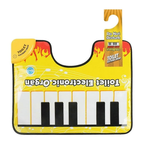 Potty Piano Sounding Rug Bathroom Fun Toe Tapping Musical Keyboard ...