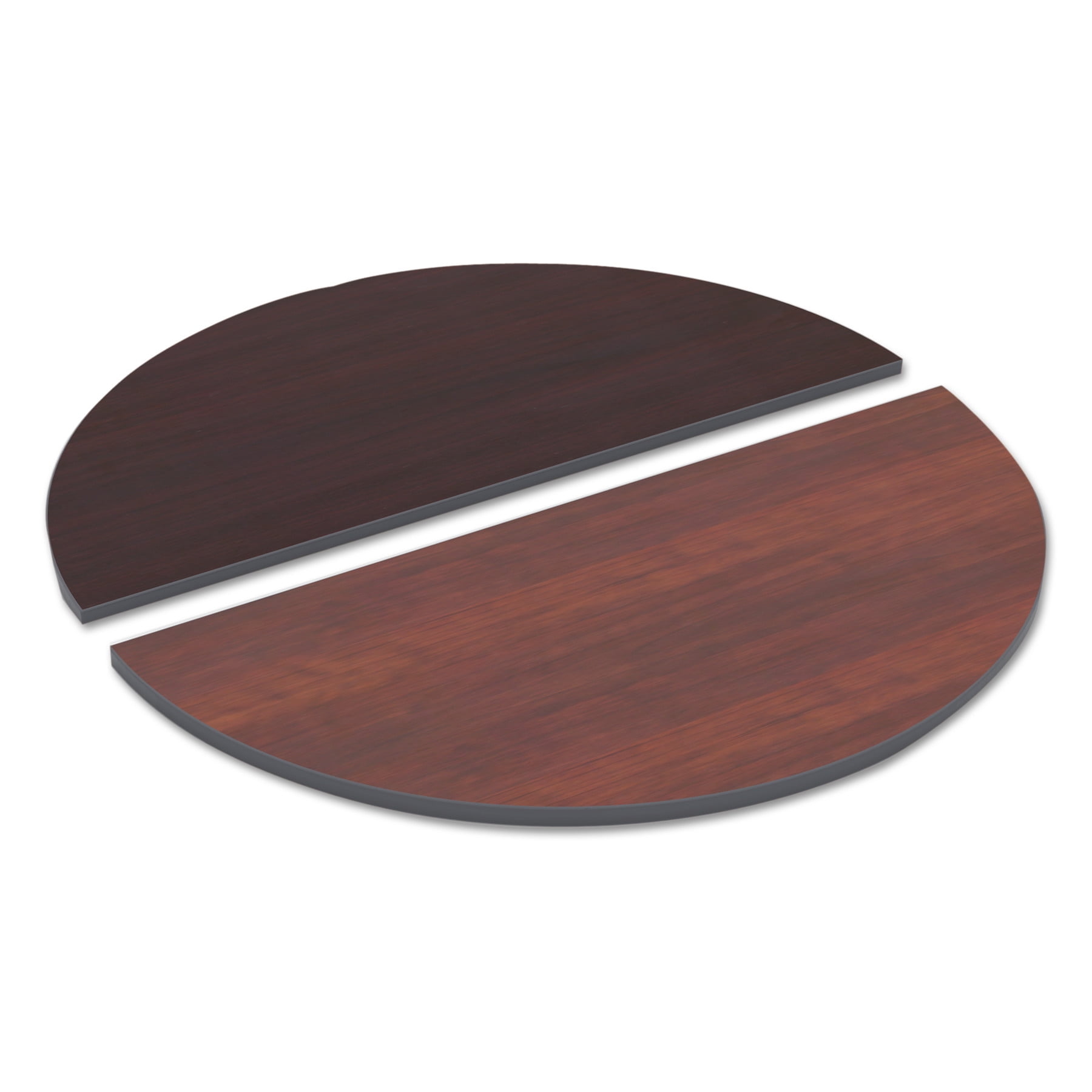 Alera Reversible Laminate Table Top, Half Round, 48w x 24d, Medium ...