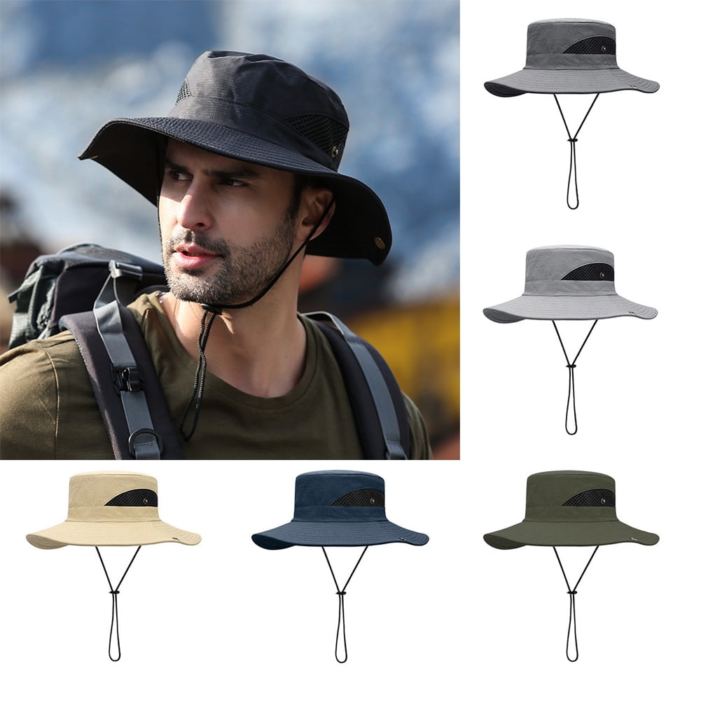 D-GROEE Bucket Hat Wide Brim UV Protection Sun Hat Boonie Hats Fishing ...