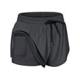 2 in 1 Running Shorts for Women Workout Shorts Double Layer Shorts ...