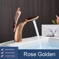 Brass Faucet, Single Handle Single Hole Bathroom Sink Faucet, Washbasin ...
