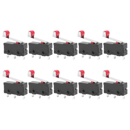 10 Pcs Mini Micro Limit Switch Roller Lever Arm SPDT Snap Action LOT | Walmart Canada