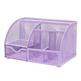 EXERZ Wire Mesh Desk Organizer - Light Purple - Walmart.com