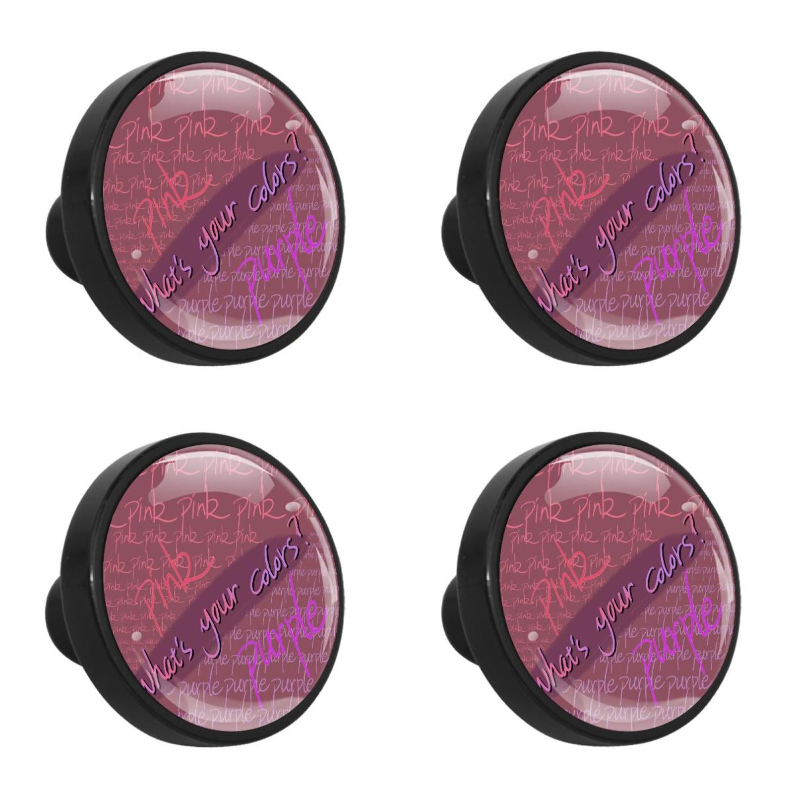 4 Pcs Letter Knobs for Kitchen Cabinet Cupboard Dresser Bookcase Drawer ...