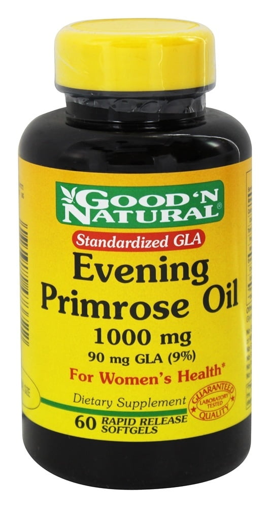 Evening Primrose Oil 1000 mg Good 'N Natural 60 Caps - Walmart.com