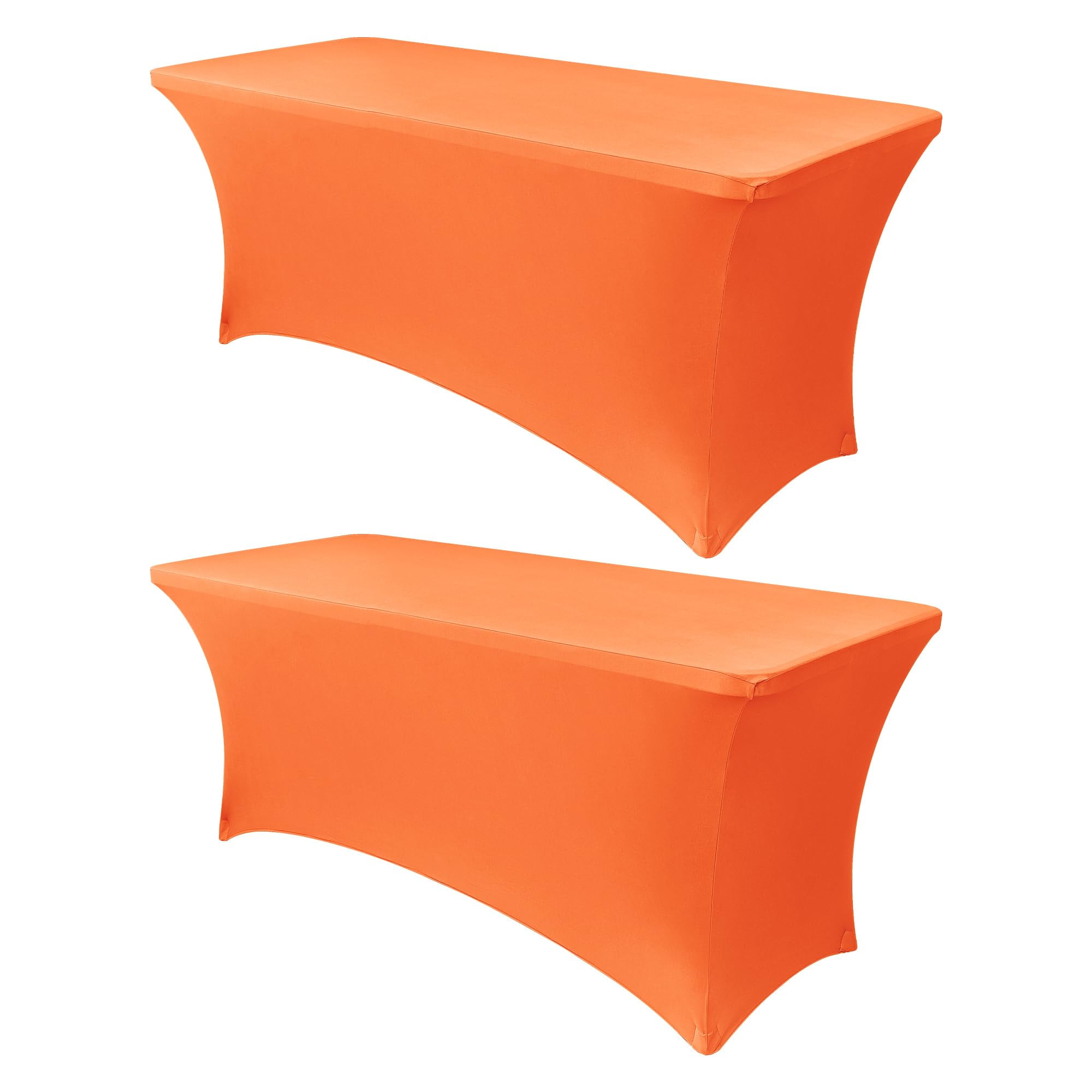 Mantel Obstal Stretch Spandex de 6 pies, color naranja (2 unidades ...