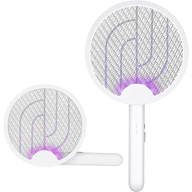 Matamoscas eléctrico de 1200 mAH, matamoscas plegable, matamoscas ...