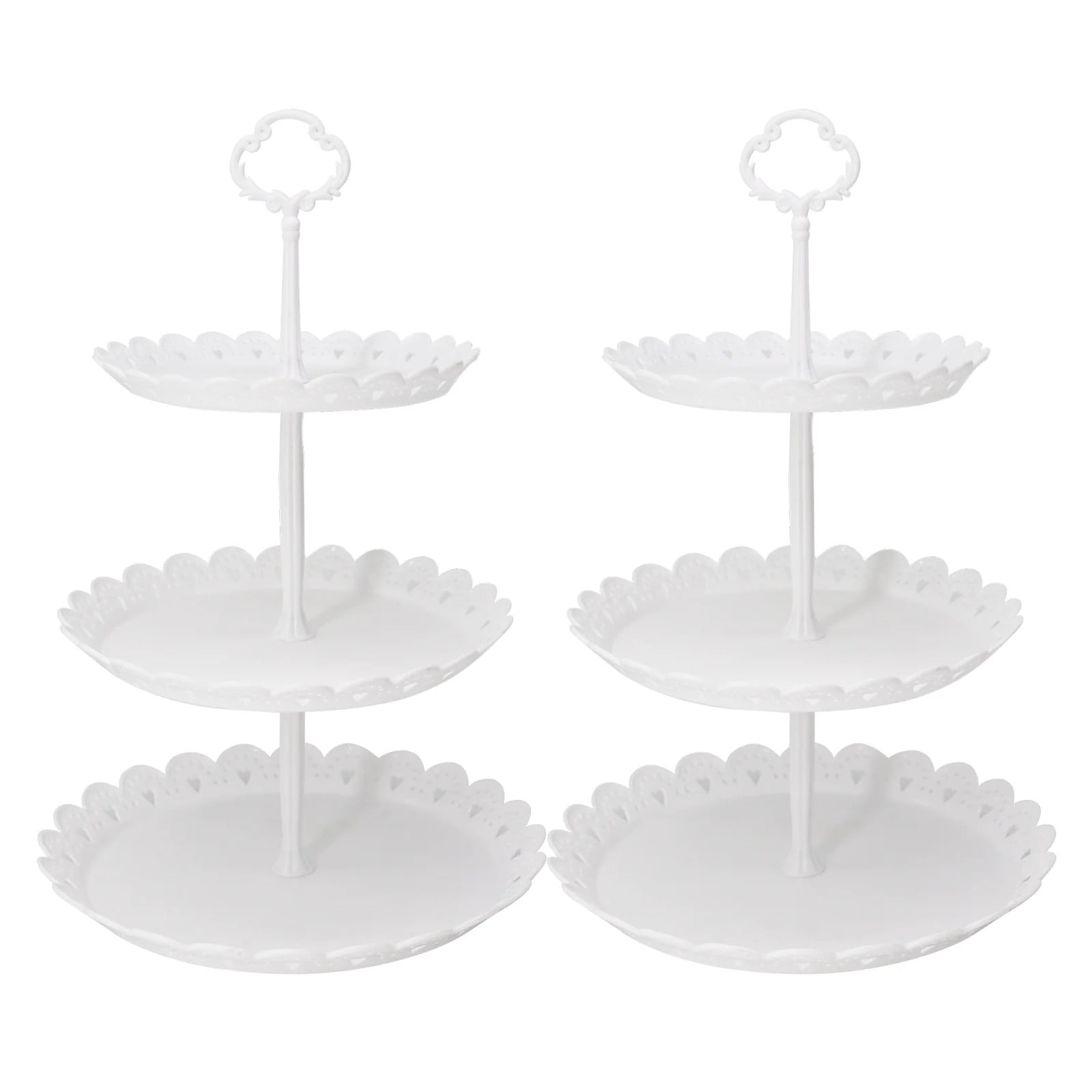 Click here for Qquao Clearance! 2 Pcs 3 Tier Cu Pcake Stand Fruit... prices
