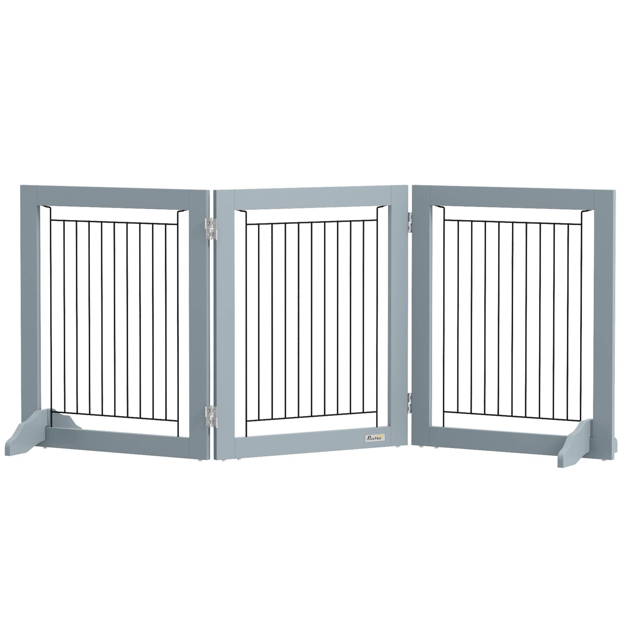 Click here for Pawhut Freestanding Pet Gate  Folding Dog Gate Wit... prices