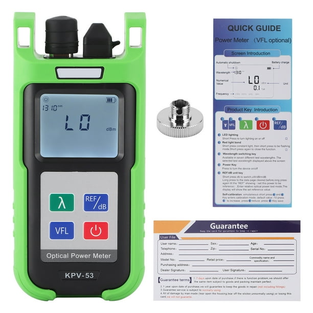 Fiber Testing Tool,KPV-53 Optical Power Meter Fiber Tester Optical ...