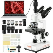 AmScope 40X-1600X Laboratory Binocular Kohler Compound Microscope New - Walmart.com