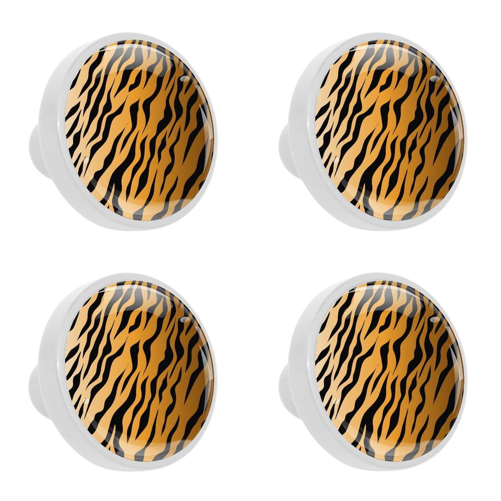 4 Pcs Tiger Skin Texture Knobs for Kitchen Cabinet Cupboard Dresser ...