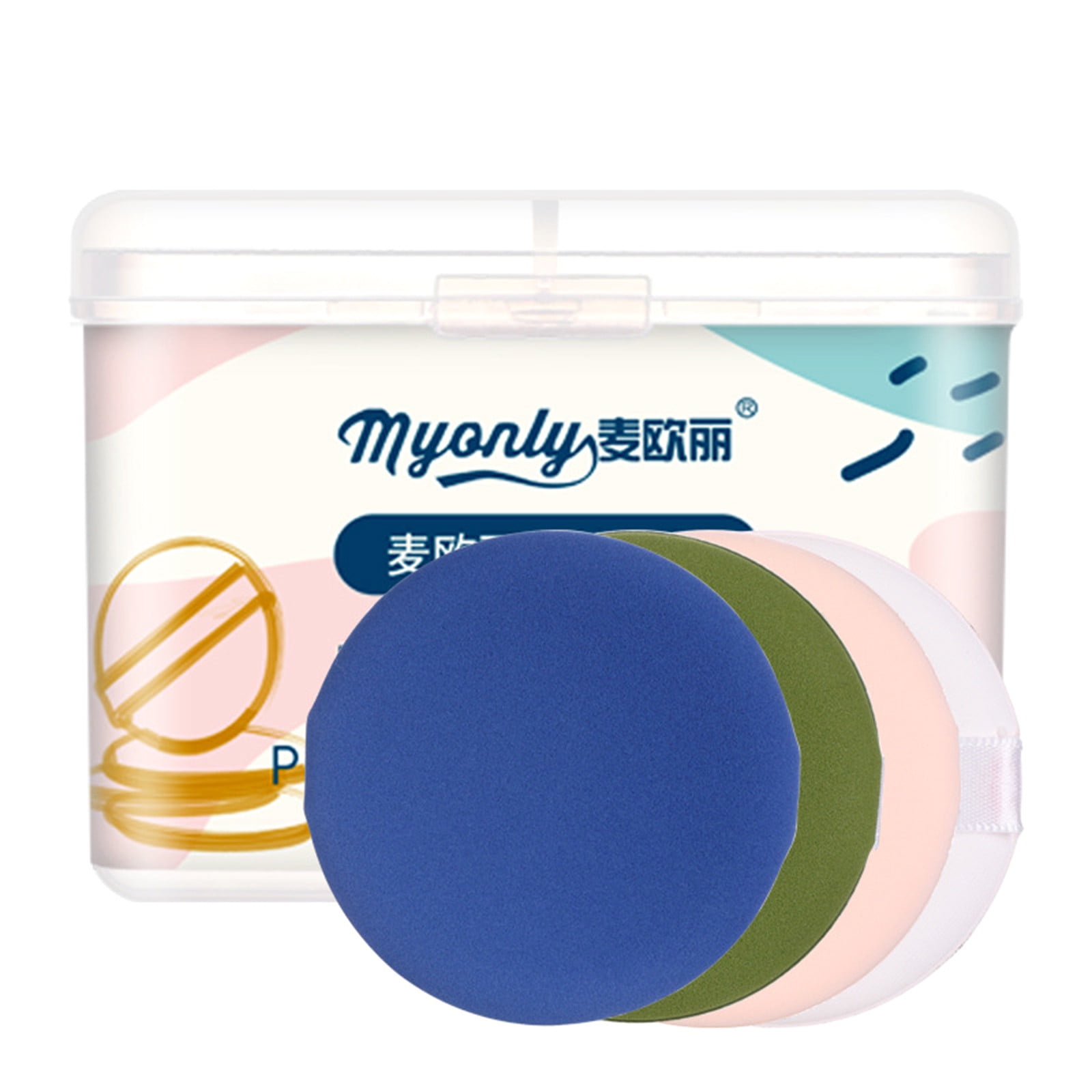 HIMIWAY Velour Body Round Fluffy Ultra Soft Washable Baby Powder Soft ...