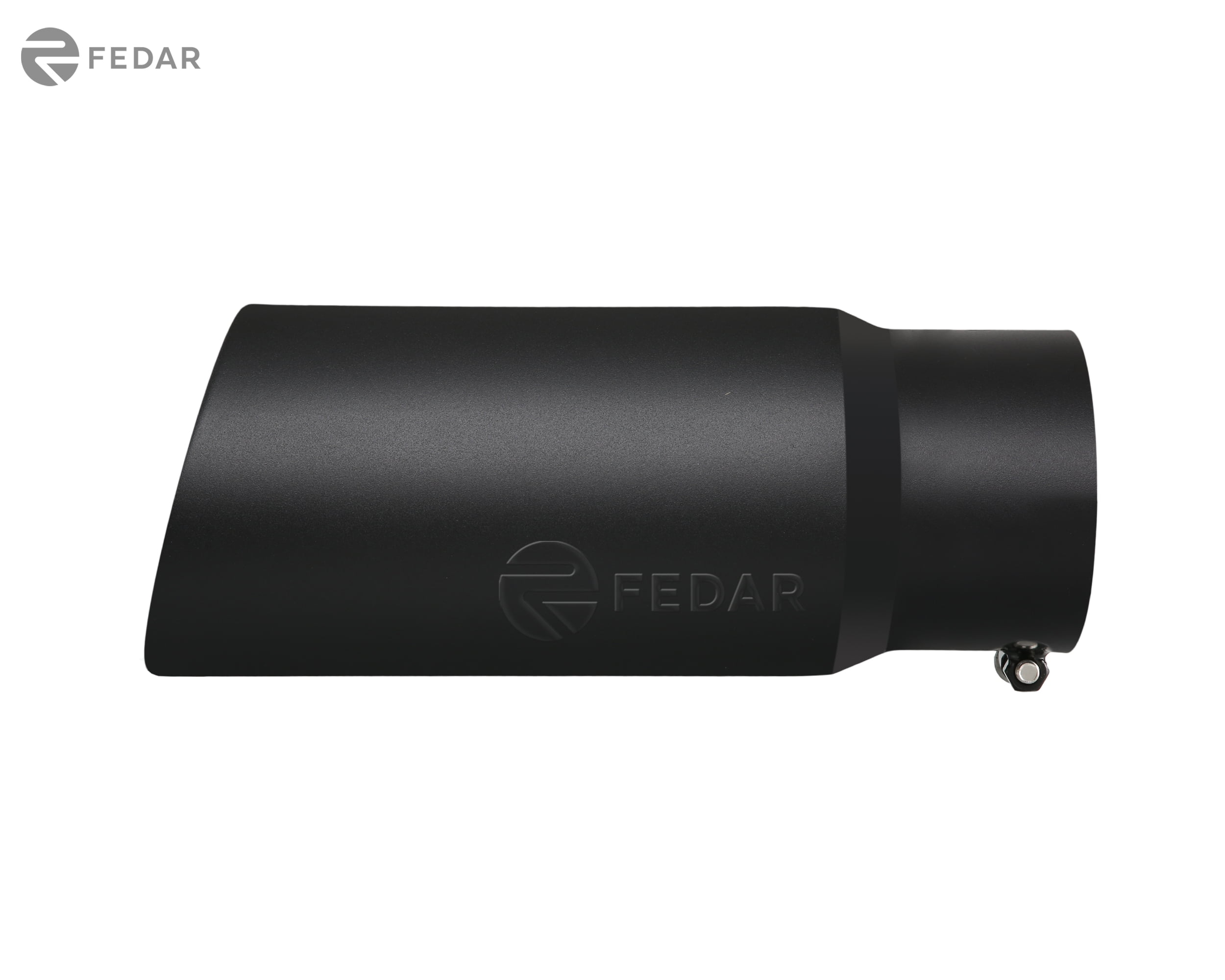 Fedar 5 inch Inlet 6 Outlet 15 Long Rolled End Angel Cut Exhaust ...